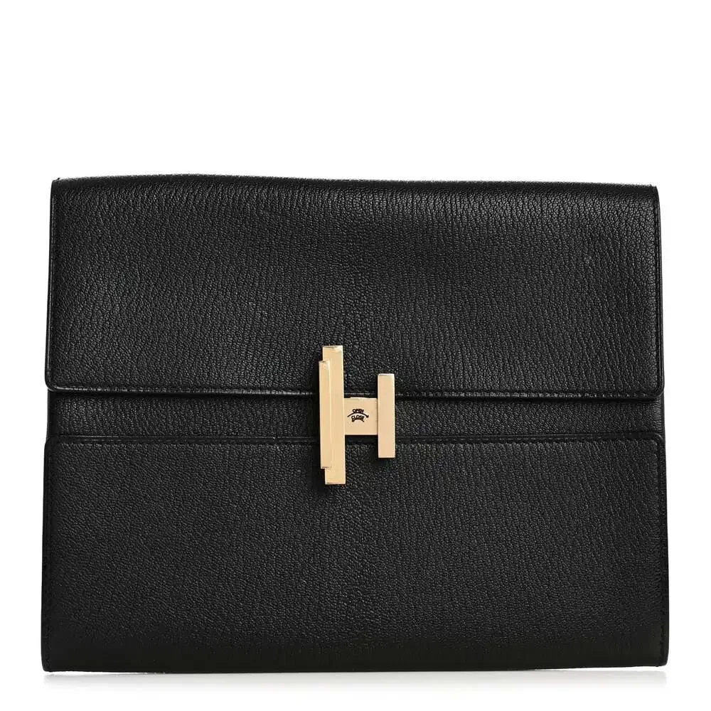 Hermes | Tops | Hermes Chevre Mysore Cinhetic Clutch 26415h16b | Poshmark